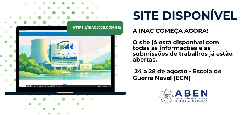 ABEN • Associação Brasileira de Energia Nuclear • INAC 2026: site ...